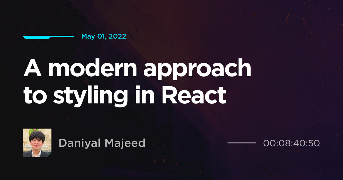 A modern approach to styling in React